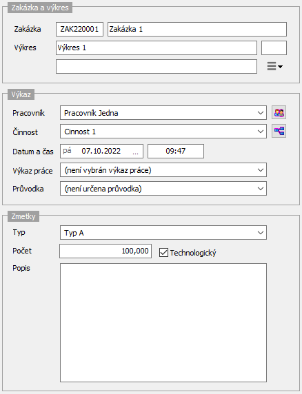 Editace zmetku | Manufactory HELP